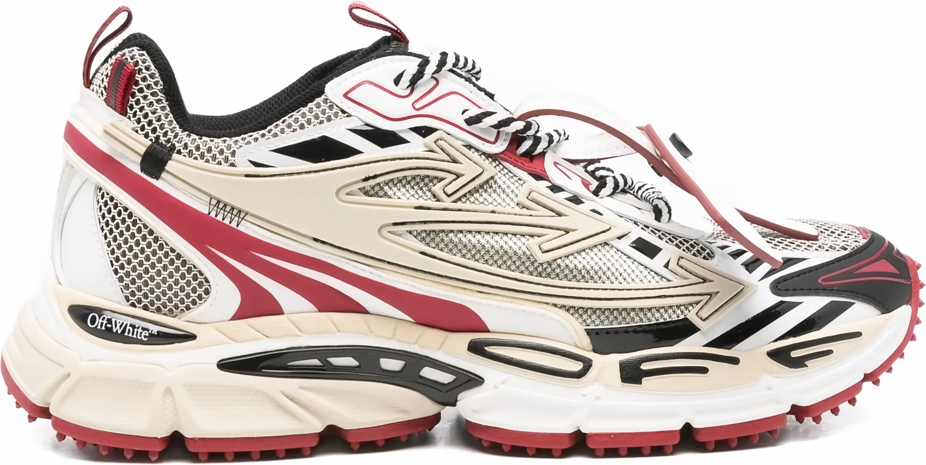 Off-White Beige Be Right Back Sneakers | REVETIR